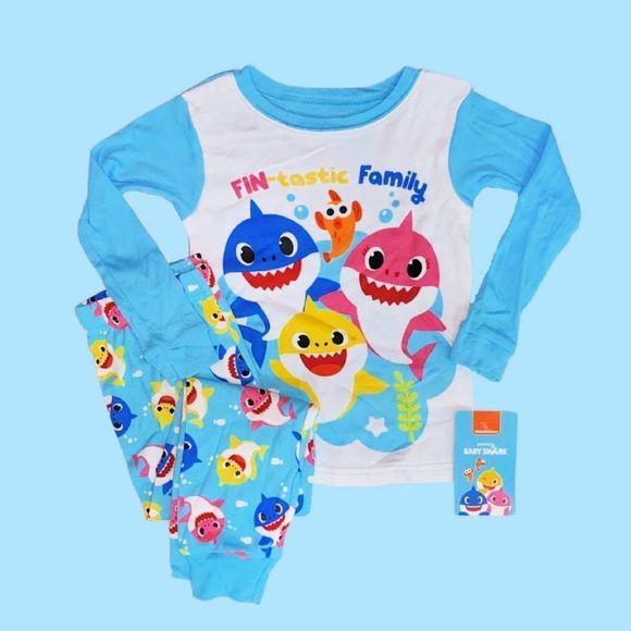 Baby Shark | Pajamas | Babyshark 4t Cotton Pajamas | Poshmark